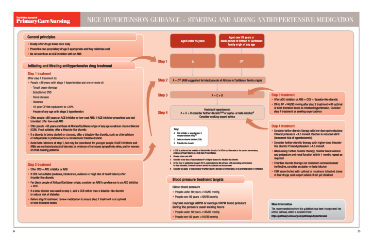 Back to Basics: NICE hypertension guidance - starting and adding ...